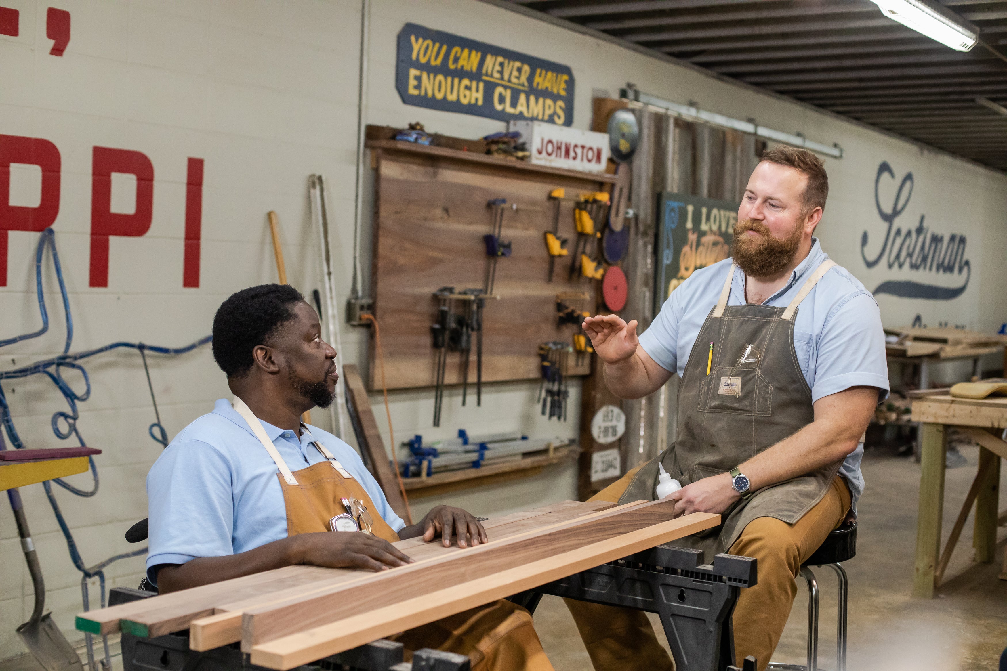 Ben's Workshop: Darryl Mitchell and A Gift to the Local Physical Thera ...