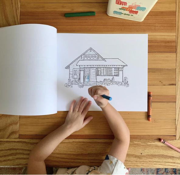 The Smith House Coloring Sheet – Laurel Mercantile