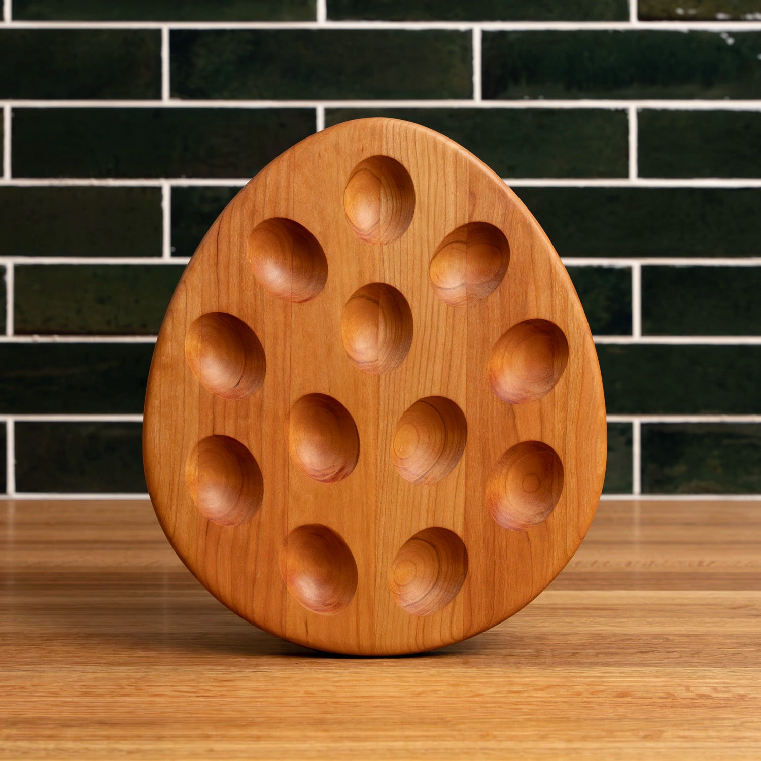 Cherry Deviled Egg Tray | 12 egg – Laurel Mercantile