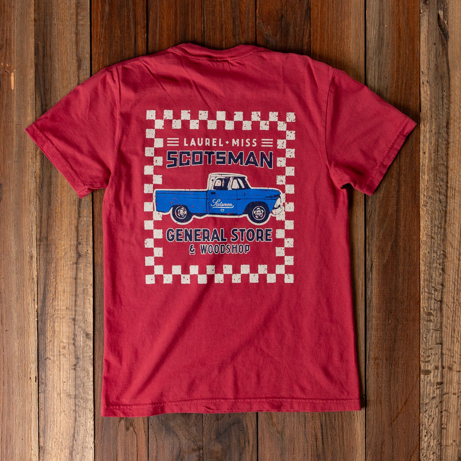 Chili Checkered Clint T-Shirt – Laurel Mercantile