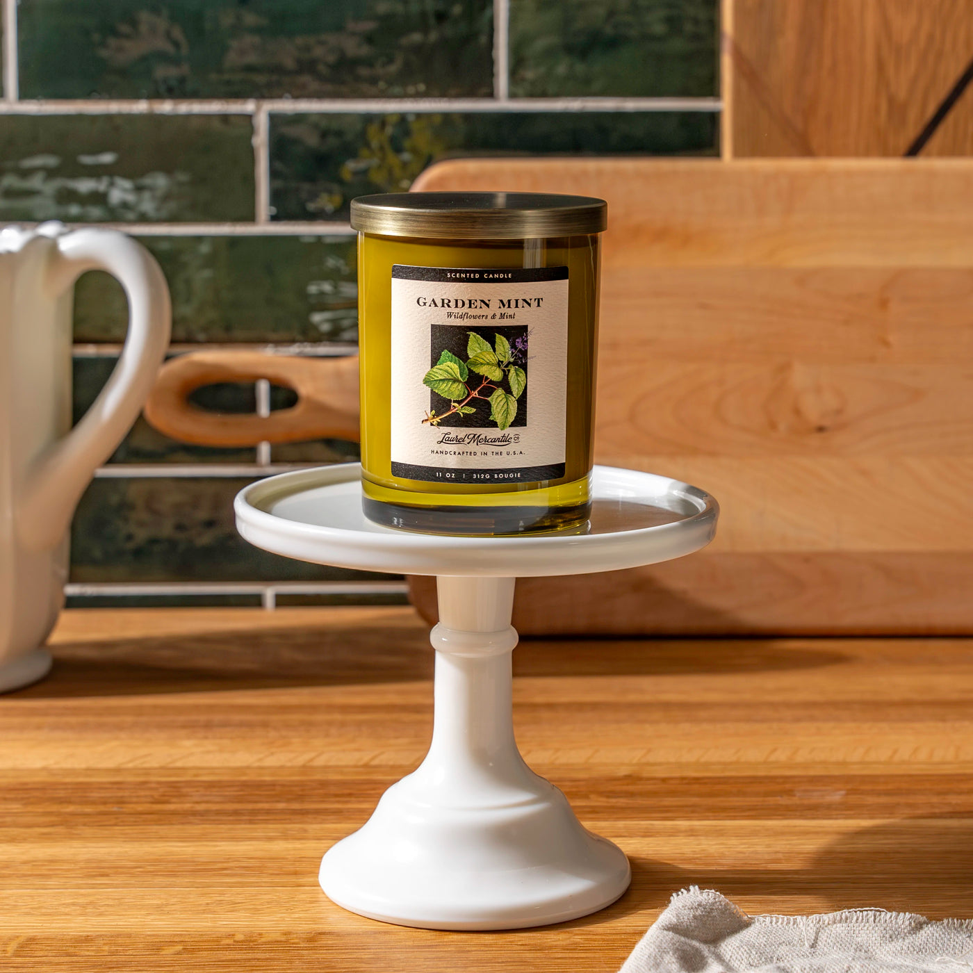 Garden Mint Candle – Laurel Mercantile