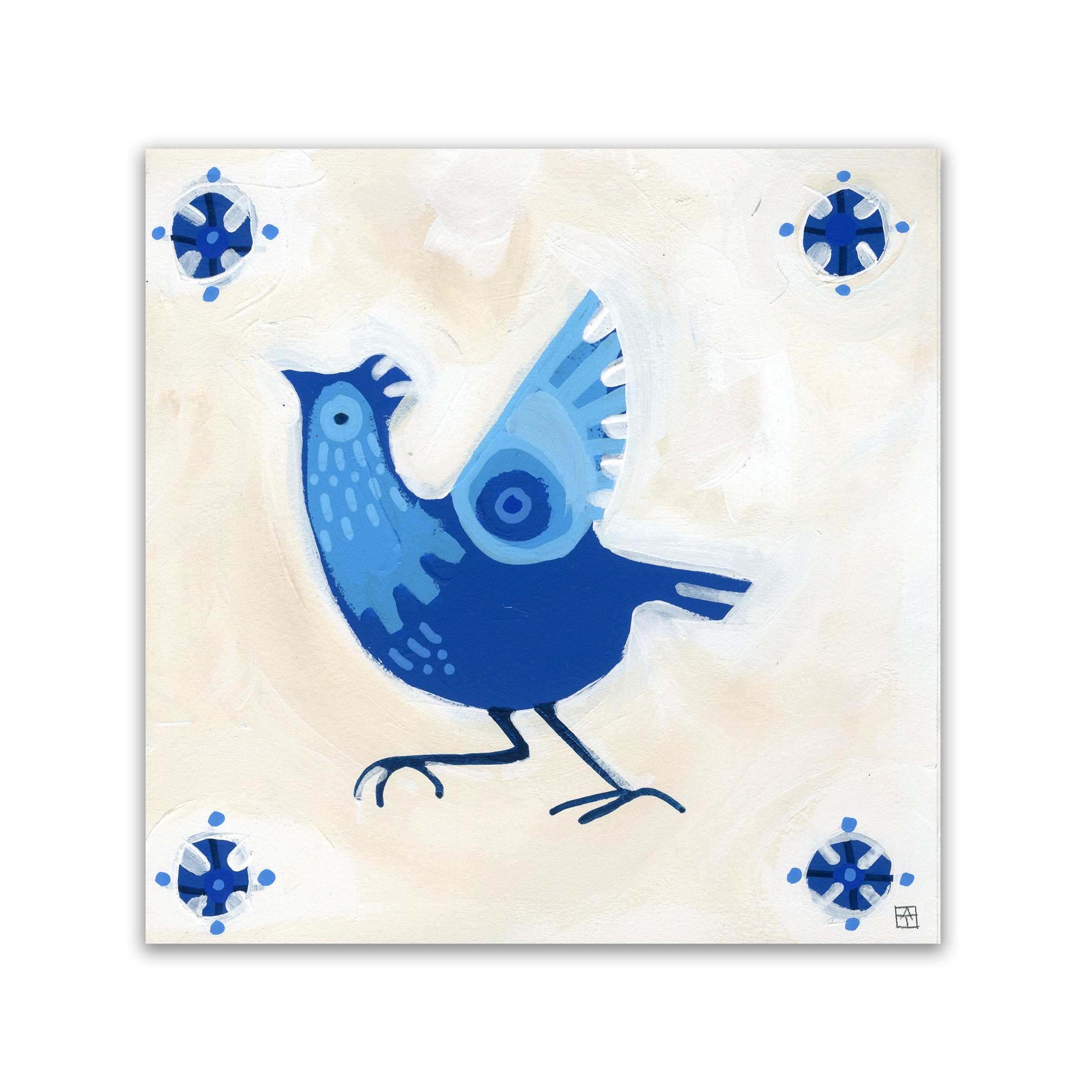 Adam Trest Azul | Hen Run Tile Print – Laurel Mercantile