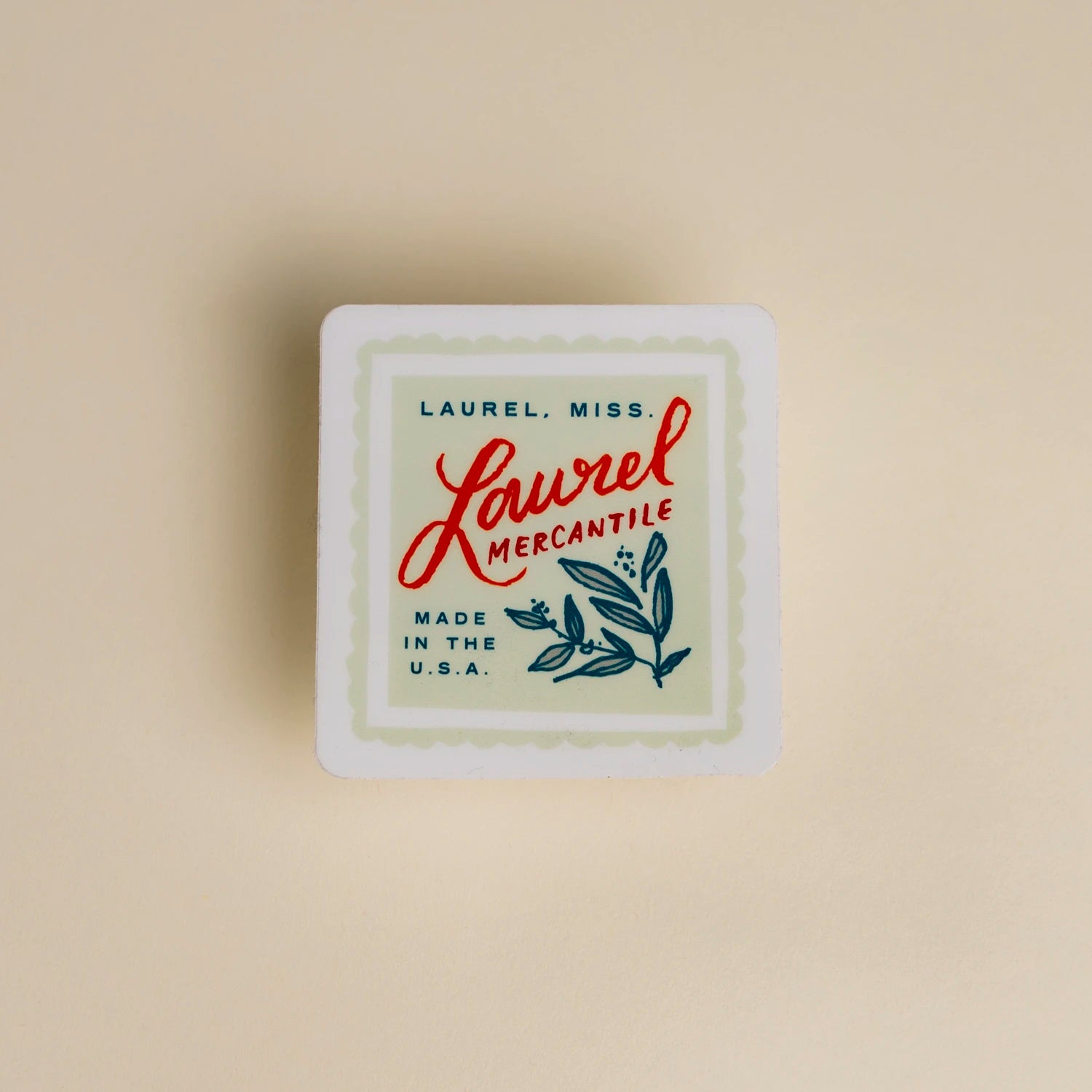 Laurel Stamp Die Cut Decal – Laurel Mercantile
