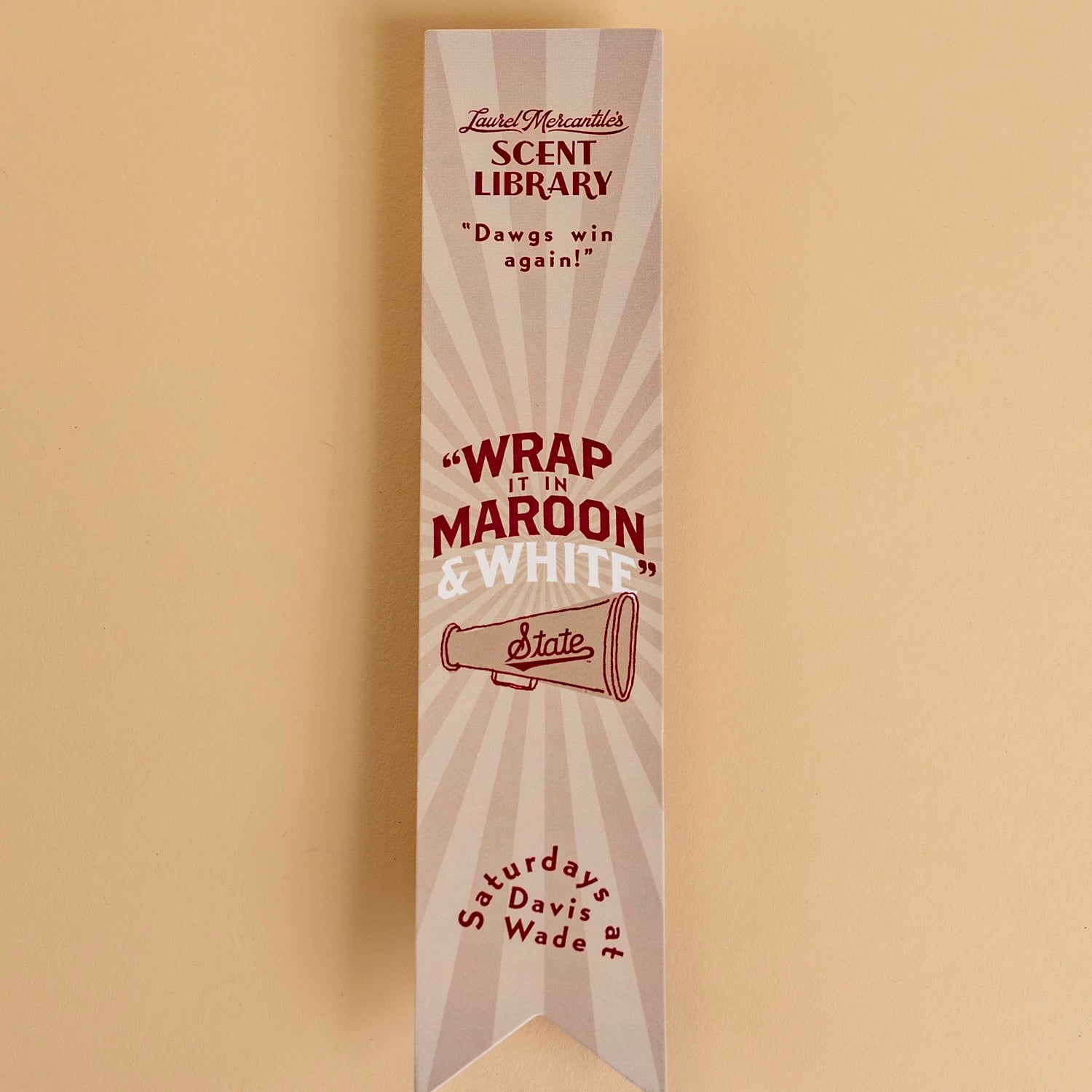 Scented Bookmark - MSU Collegiate Collection | Wrap it in Maroon & Whi ...