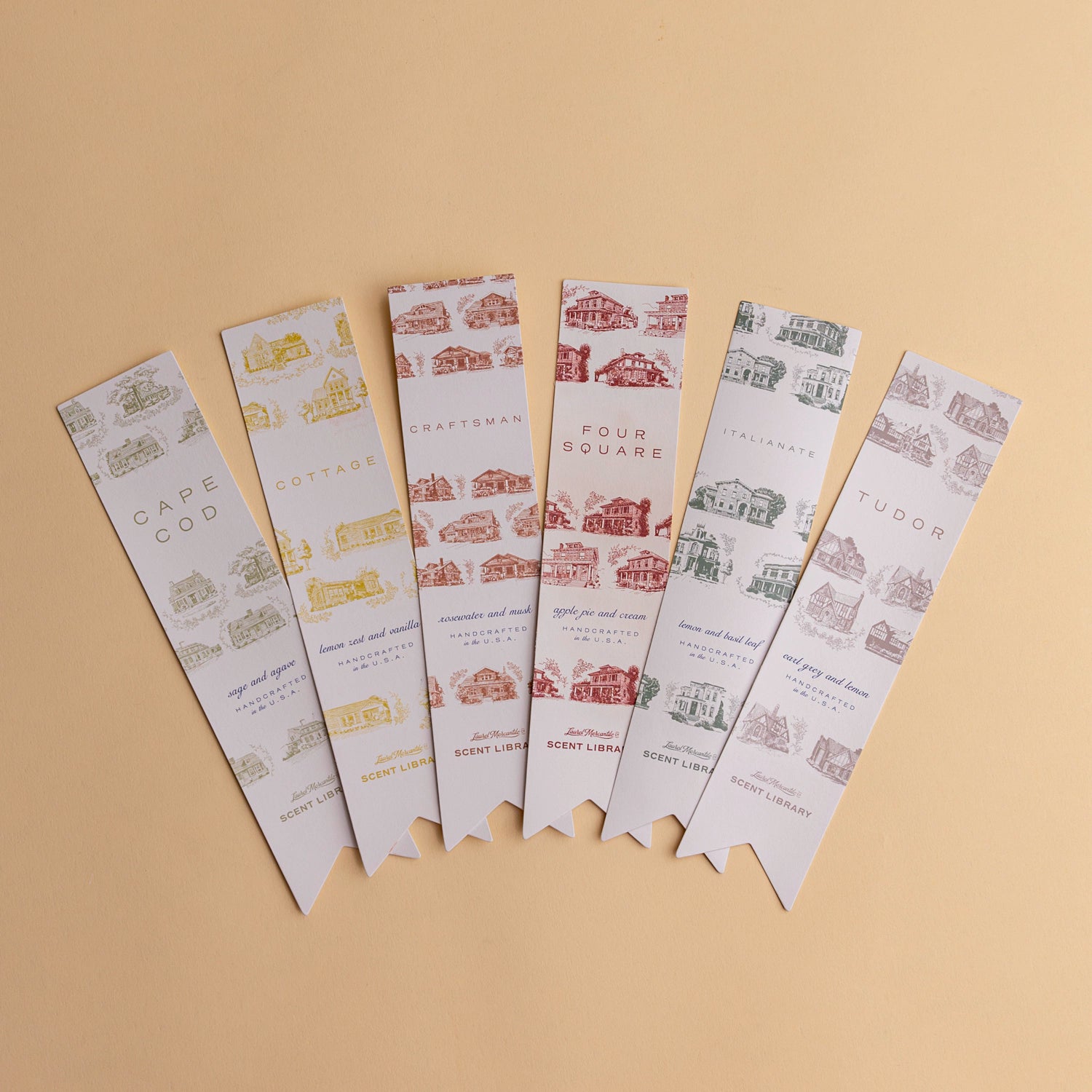 Scented Bookmark - Architecture Collection – Laurel Mercantile