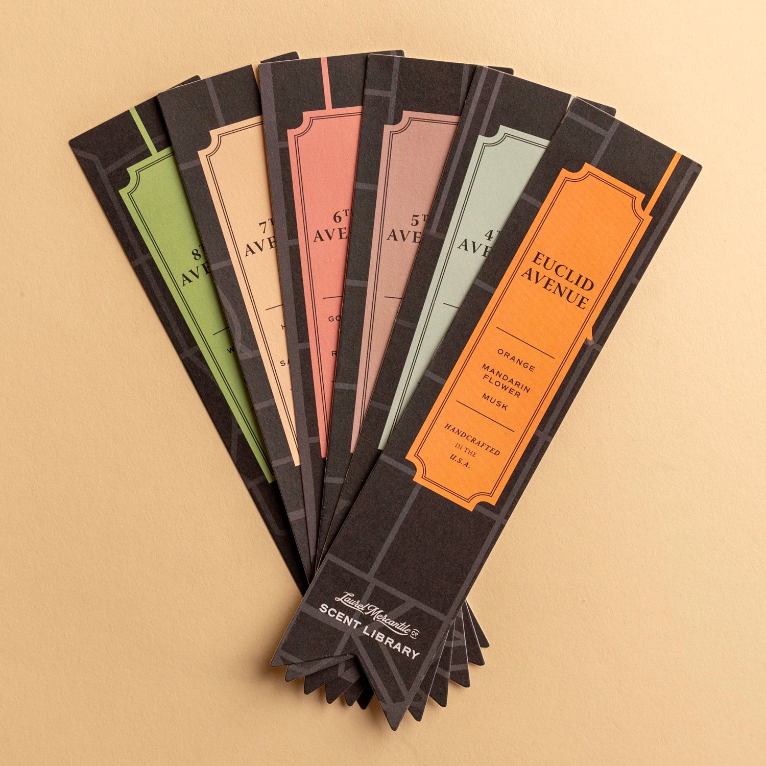 Scented Bookmark - Avenues Collection – Laurel Mercantile