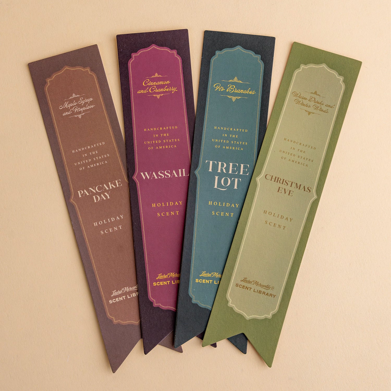 Scented Bookmark - Holiday Periodical Collection – Laurel Mercantile