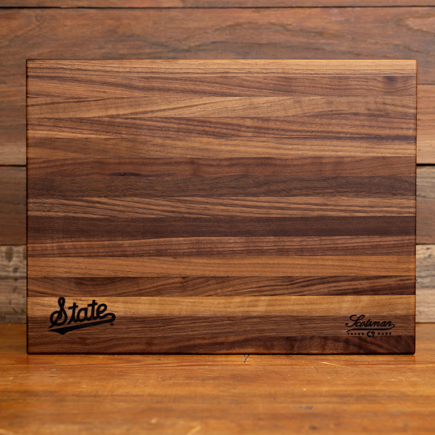Walnut Mississippi State Butcher Block | State Script – Laurel Mercantile