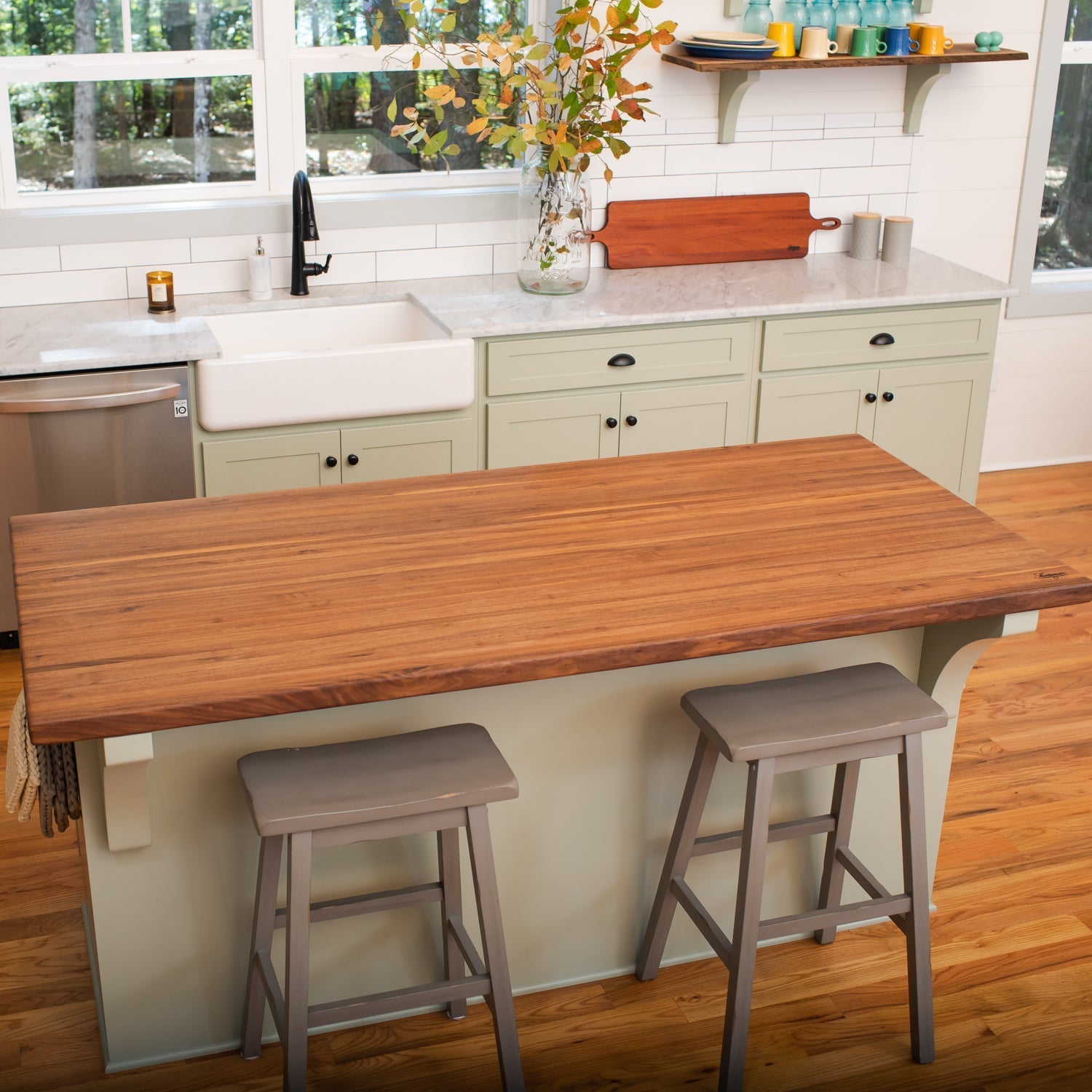 Walnut Island Top Unfinished – Laurel Mercantile