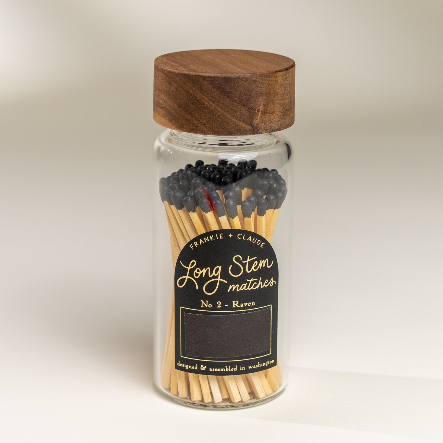 Raven Long Stem Matches Jar – Laurel Mercantile